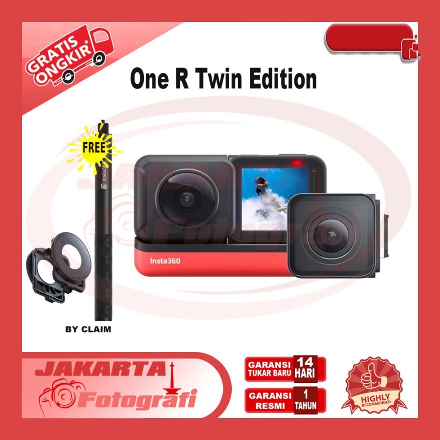 Jual Insta360 ONE R Twin Edition Action Camera - Insta 360 | Shopee ...