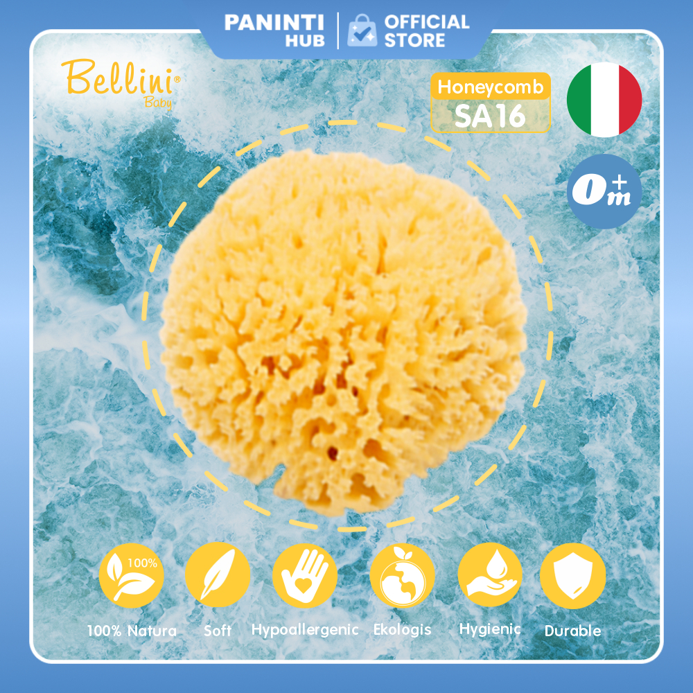 Jual Spons Mandi - Bath Sponges - Bellini Natural Sea Sponges Honeycomb ...