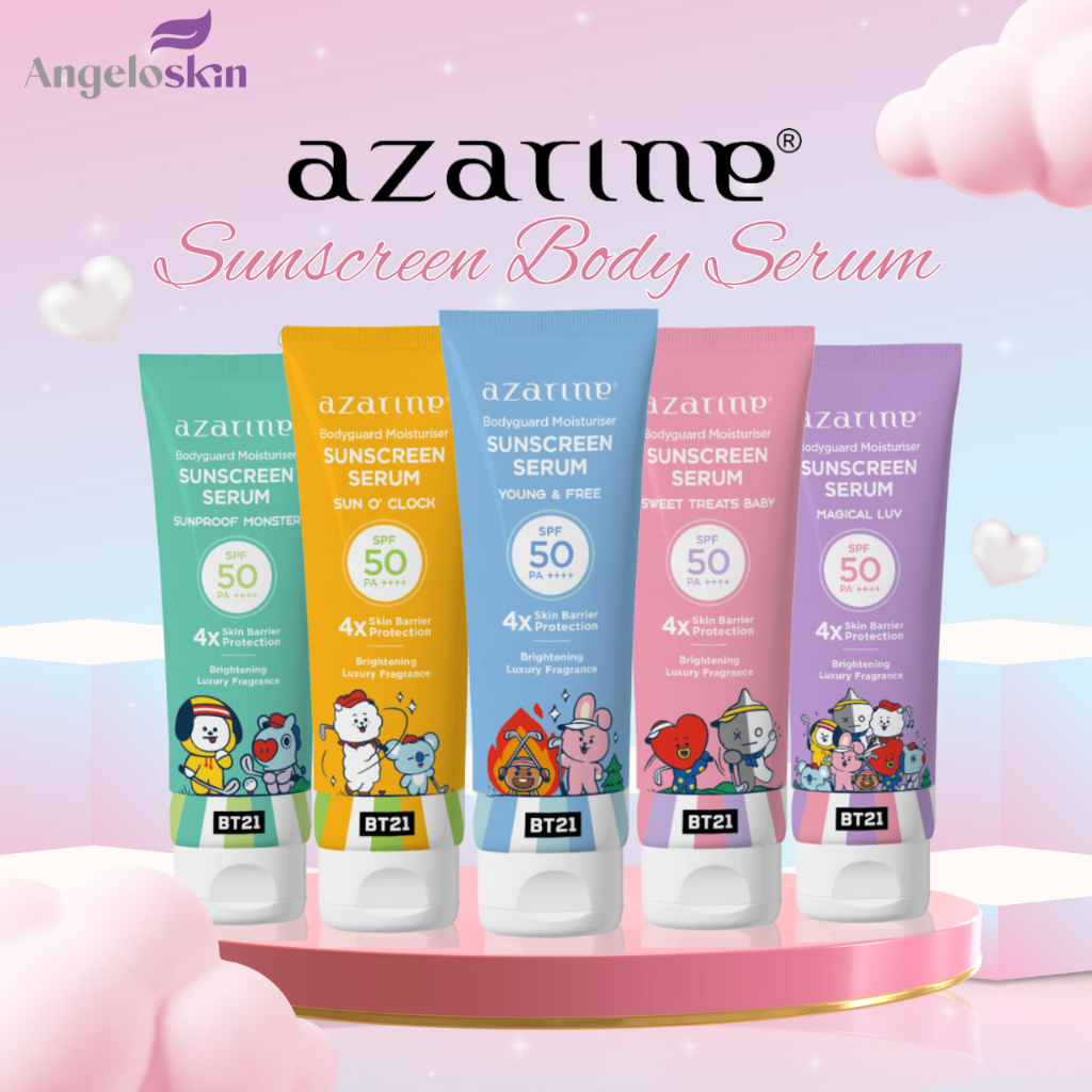 Jual Azarine Body Guard Moisturizer Sunscreen Serum 100ml | Shopee ...