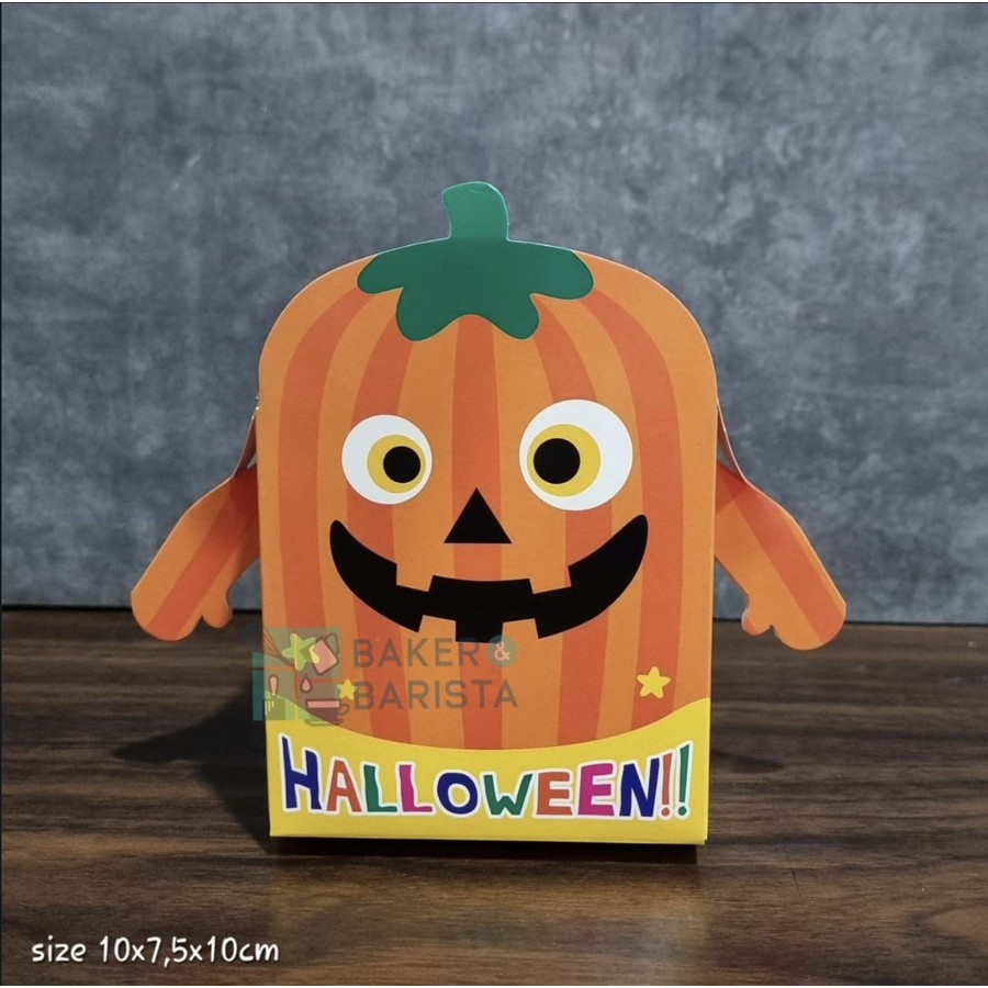 Jual Gift Box Halloween Pumpkin mini box candy kotak trick treat cute ...