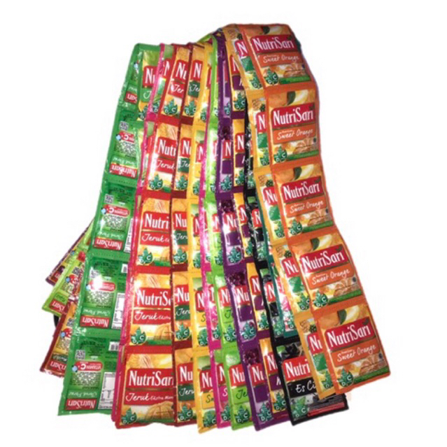 Jual NUTRI SARI SACHET ANEKA RASA, 1 RENCENG ISI 10 PCS | Shopee Indonesia