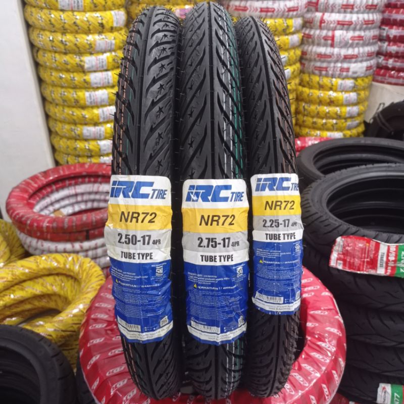 Jual Ban Luar Motor IRC 225,250 dan 275 Ring 17 NR72 Original (NON ...