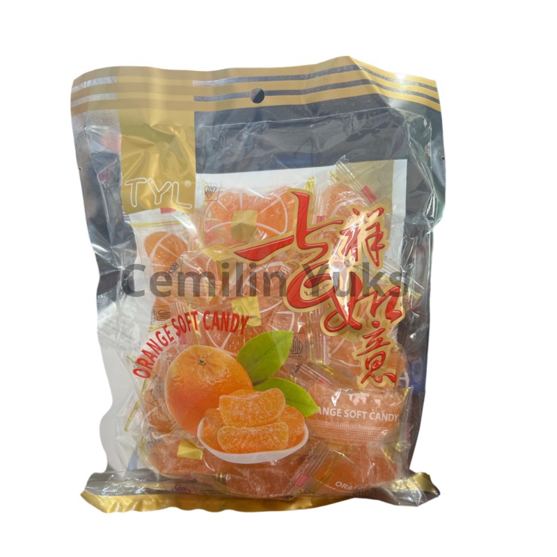 Jual TYL Orange Soft Candy 500g Permen Lunak Rasa Jeruk Permen Lunak ...