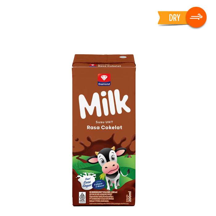 Jual Diamond Milk Uht Chocolate 200ml | Shopee Indonesia