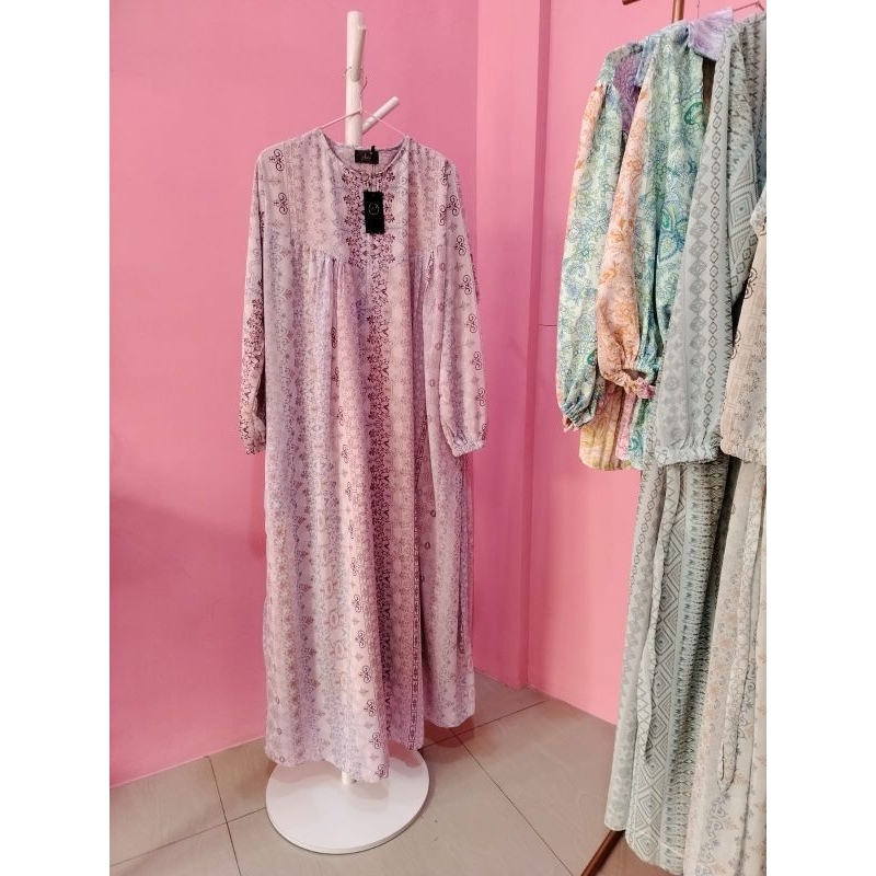 Jual GHANIYA Dress (Purple) | Shopee Indonesia
