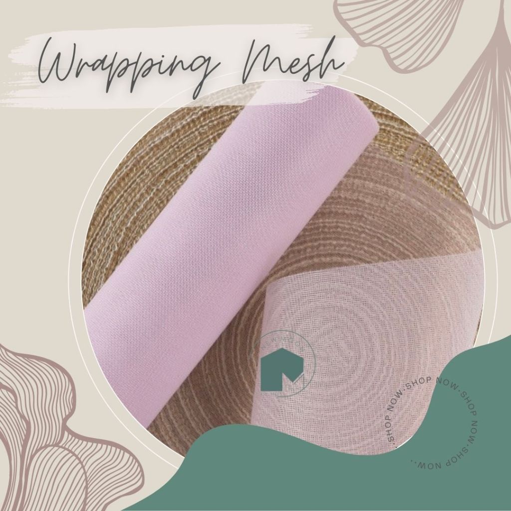 Jual Flower Wrap Mesh Bouquet Bunga Net Korean Wrapping Jala Jaring Buket | Shopee Indonesia