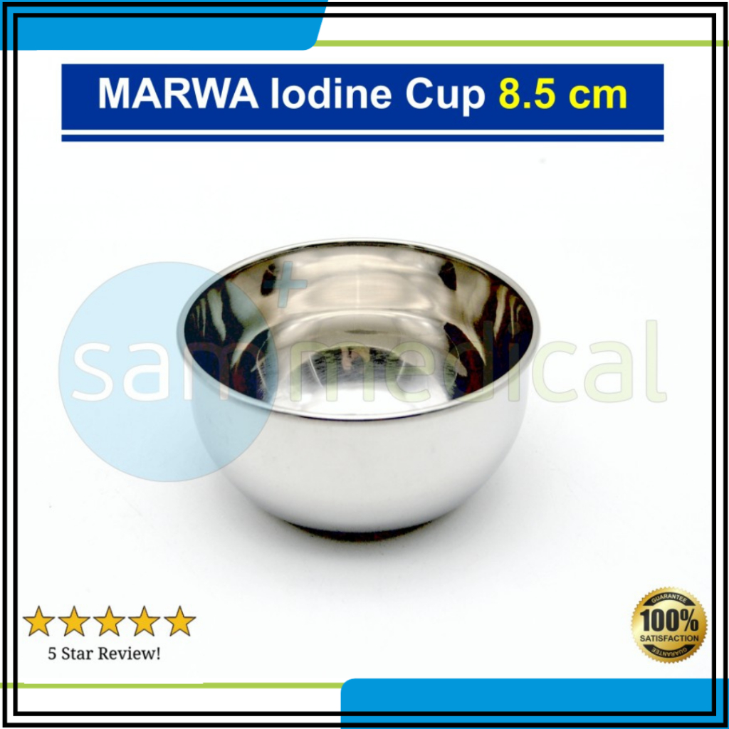 Jual MARWA Kom Betadine atau Iodine Cup atau Bowl Medis 8.5cm | Shopee ...
