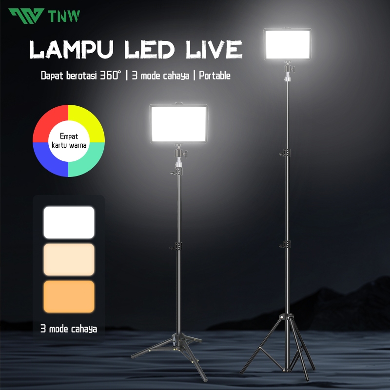 Jual TNW Lampu Fotografi Lampu LED Video Light Ringlight Lampu Foto ...