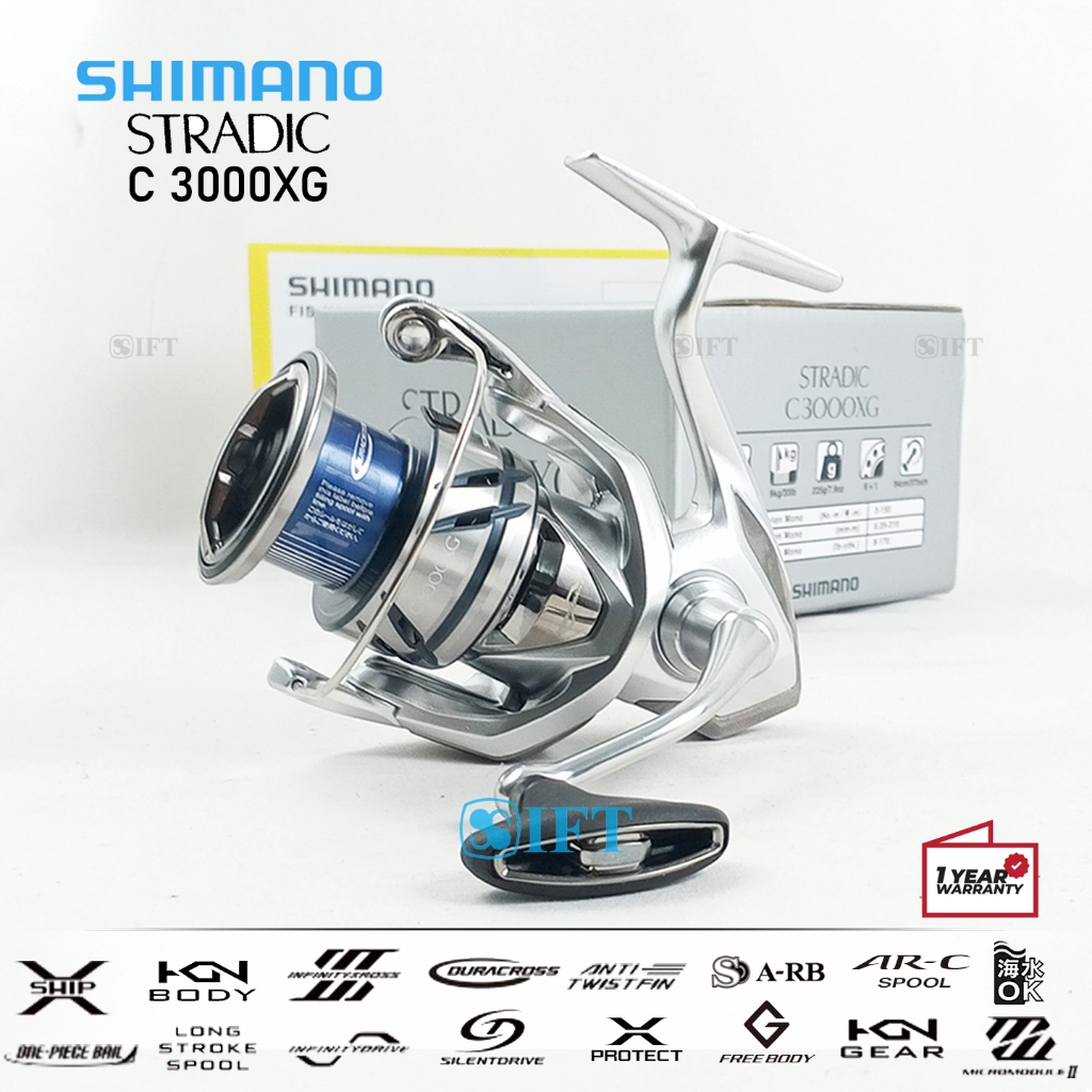 Jual Reel SHIMANO STRADIC [2023] Power Handle | 1000 s/d C5000XG | Hagane | Laut Resmi | IFT ...