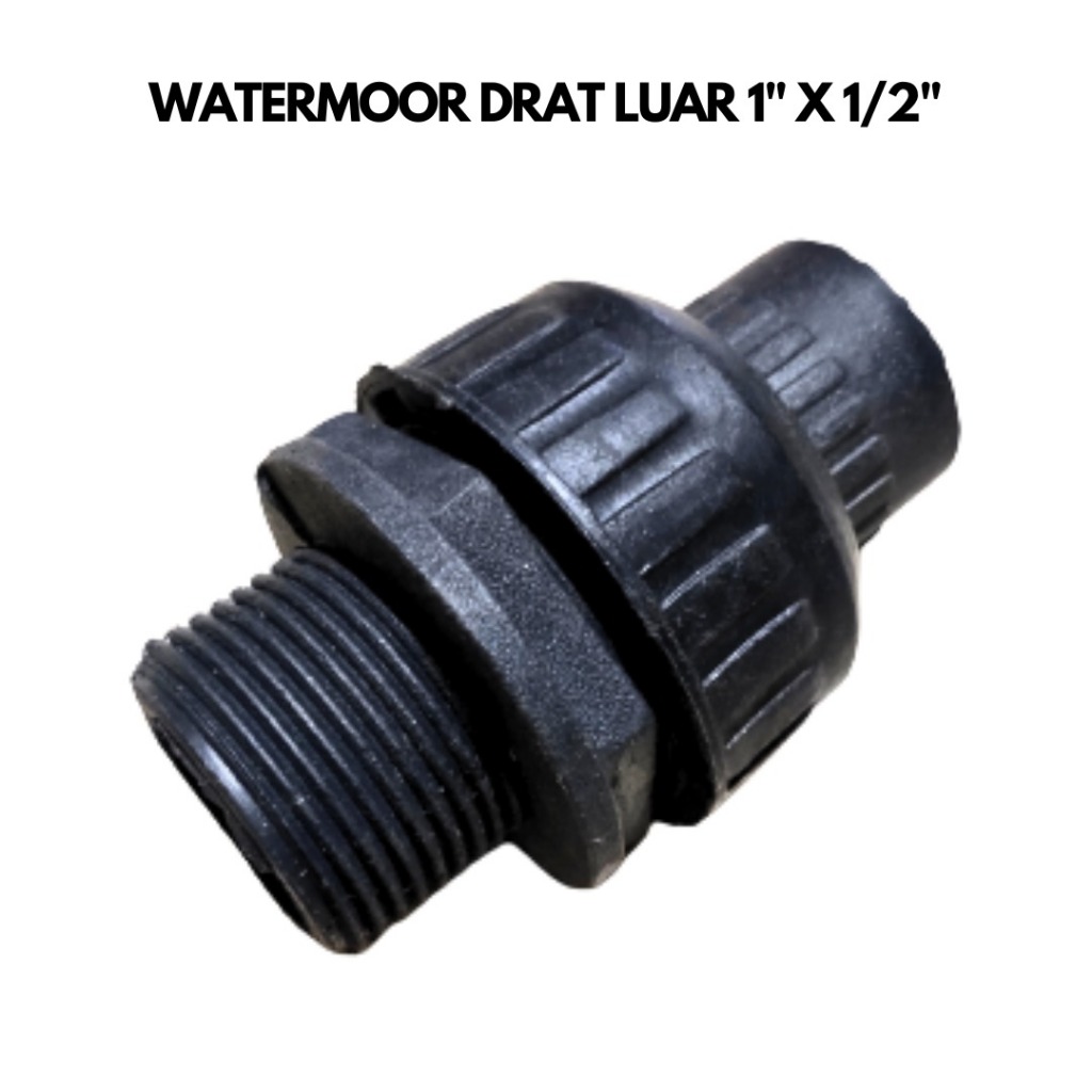 Jual WATERMOOR PVC 1" x 1/2" WATERMUR Drat Luar UNION SOCK PVC 1"x1/2 ...