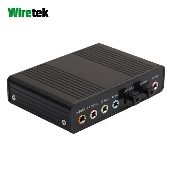 Jual USB Optical Sound Card External 6 Channel WIRETEK | Shopee Indonesia