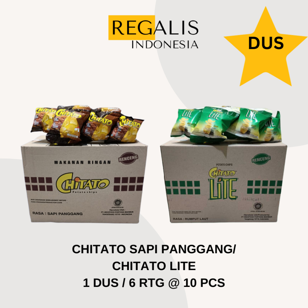 Jual 1 DUS CHITATO SAPI PANGGANG/ CHITATO LITE (ISI 6 RENCENG @10 PCS ...