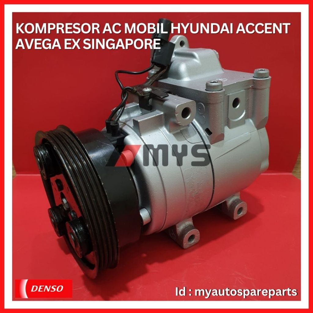 Jual KOMPRESOR AC Mobil HYUNDAI Accent Avega COMPRESSOR EX SINGAPORE ...