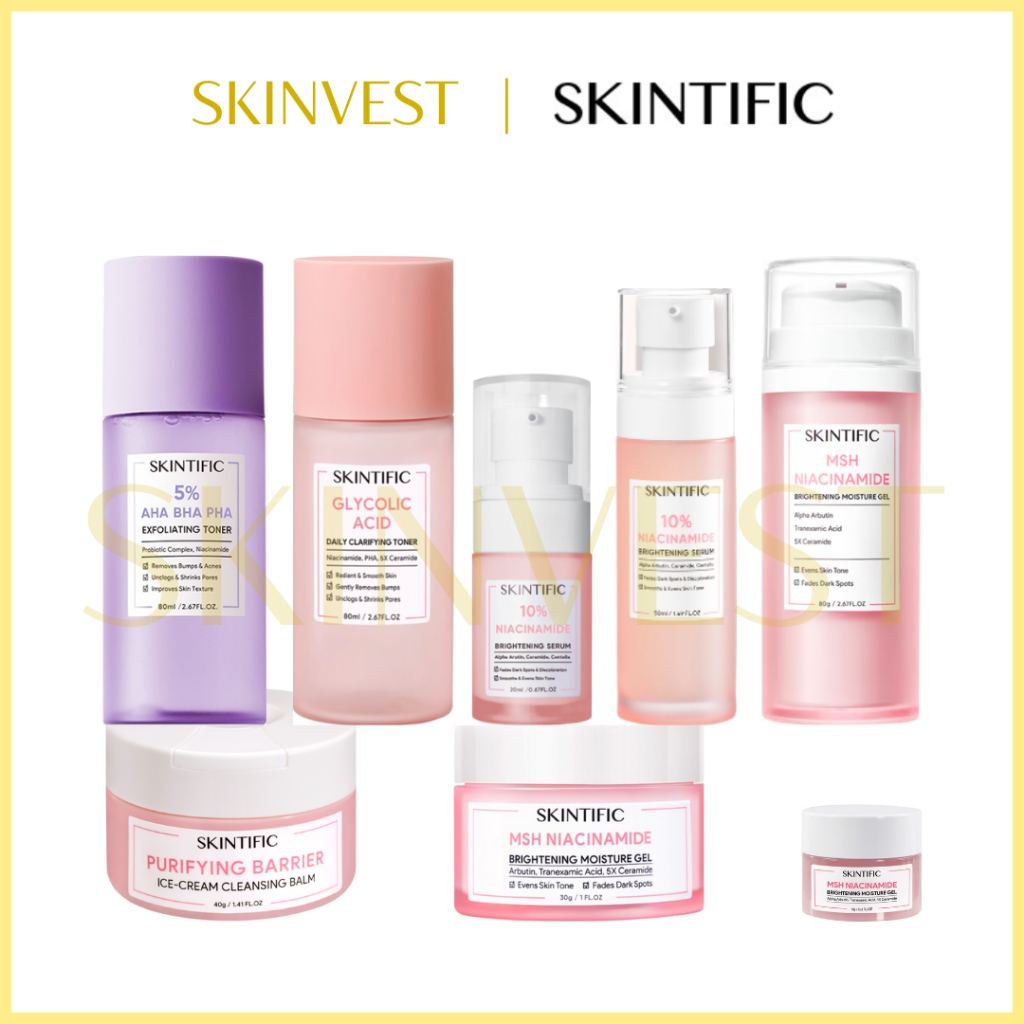 Jual SKINTIFIC Niacinamide Brightening Cleansing Balm Essence Toner ...
