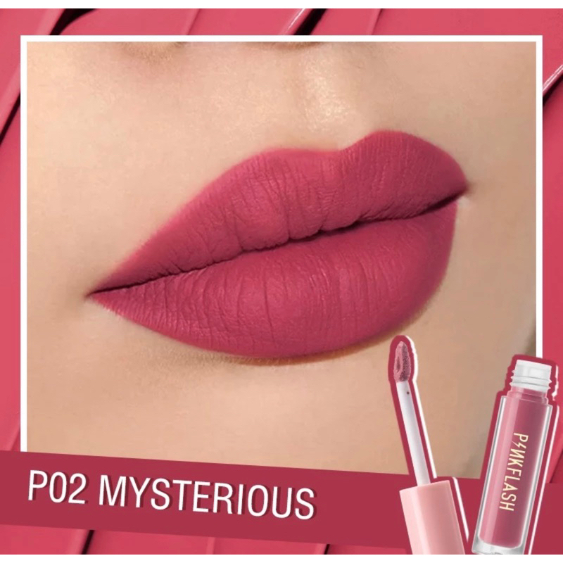 Jual PINKFLASH LASTING MATTE LIP CREAM L01 | PINKFLASH LIPCREAM ...