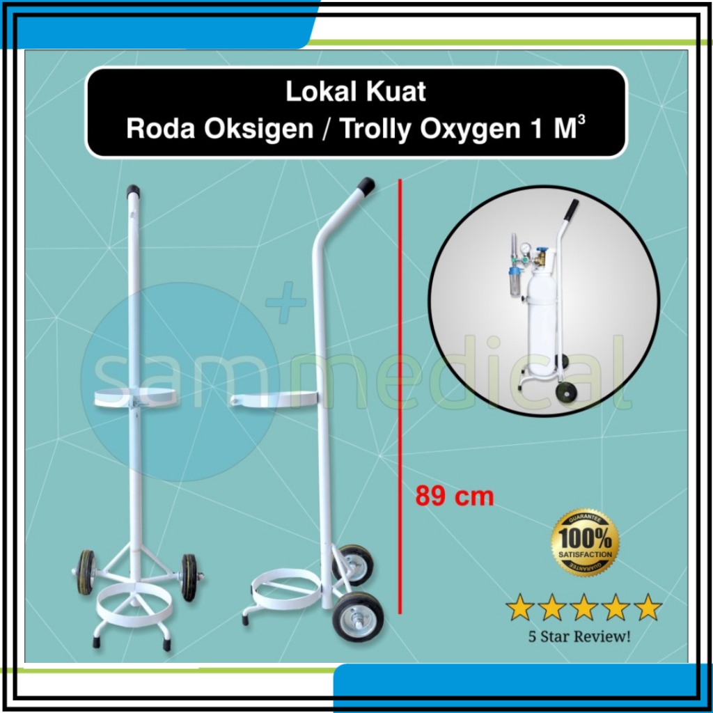 Jual Roda Tabung Oksigen / Trolly Oxygen 1 M3 | Shopee Indonesia