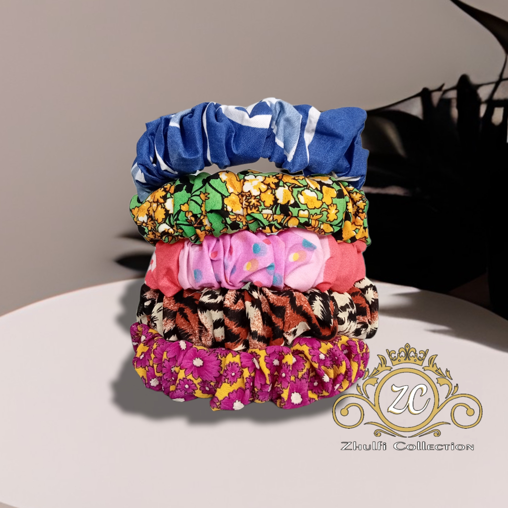 Jual Bando Scrunchie Nagita Full Motif Bando Nagita Gelembung Motif ...