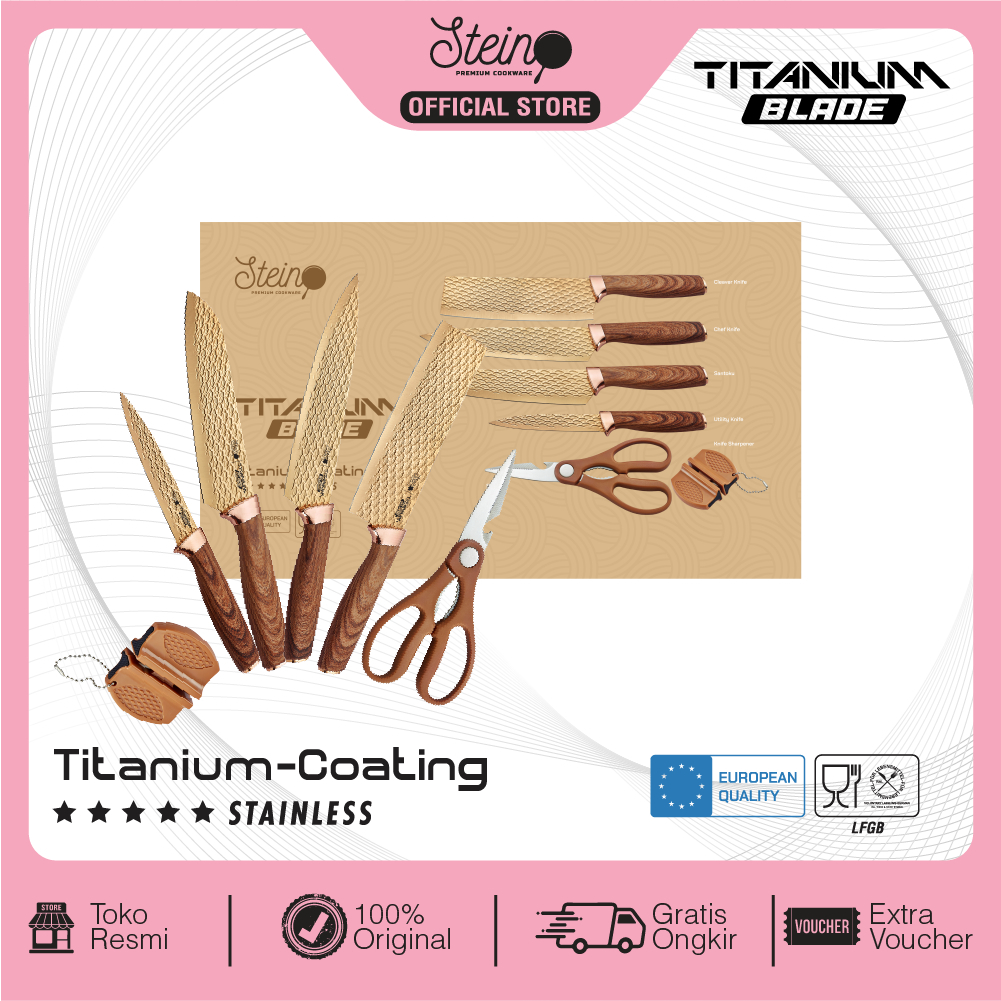 Jual STEIN Pisau Titanium Blade 6in1 | Shopee Indonesia