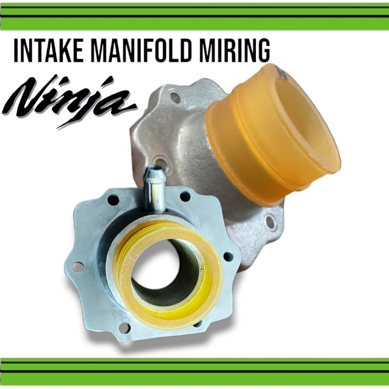 Jual intake manipol manifol karburator ninja gtx miring kiri | Shopee ...