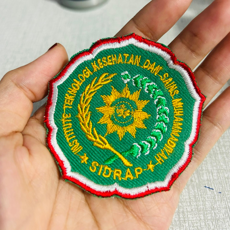 Jual LOGO BORDIR INSTITUTE TEKNOLOGI KESEHATAN DAN SAINS MUHAMMADIYAH ...
