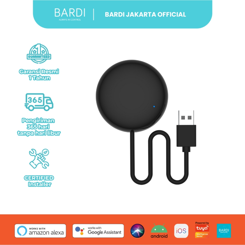 Jual BARDI Smart Universal IR Remote 12M - Infra Red Remote WiFi Max ...