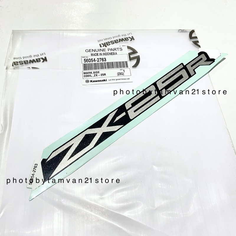 Jual LOGO EMBLEM STICKER STRIPING ZX25R ZX-25R ZX 25 R ORIGINAL ...