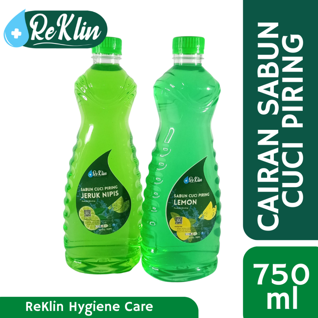 Jual Cairan Sabun Cuci Piring ReKlin - 750ml | Shopee Indonesia