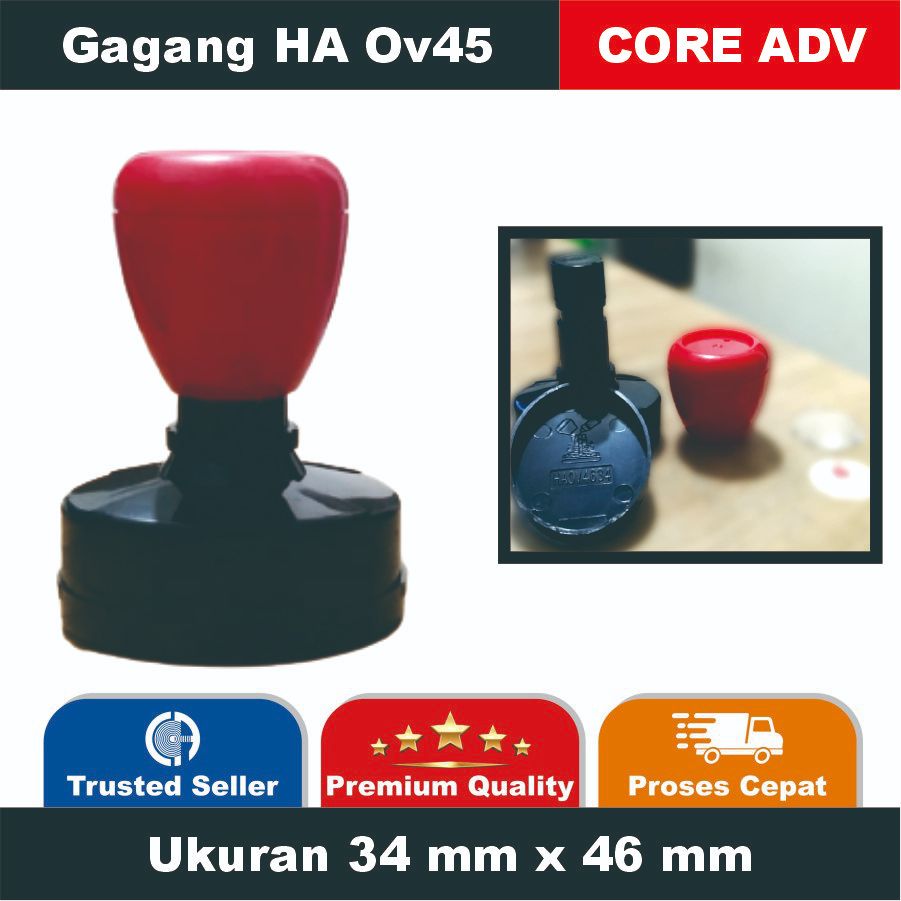 Jual Gagang Stempel Flash Oval 45 | Shopee Indonesia