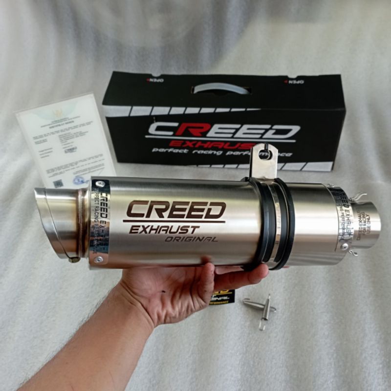 Jual Slencer Only /hanya tabung saja 100% original Creed Exhaust, tipe ...