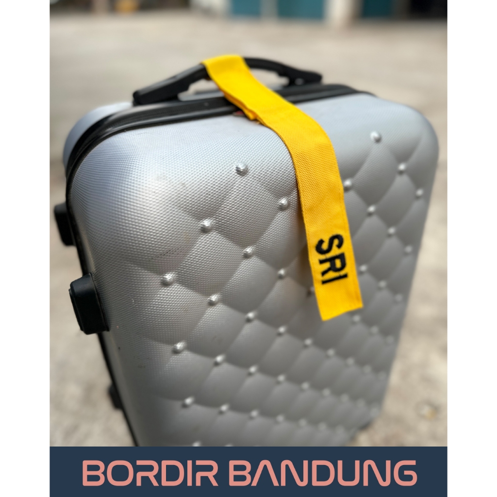 Jual Gantungan Penanda Nama Koper Bag Tag Bordir Warna Custom Besar ...