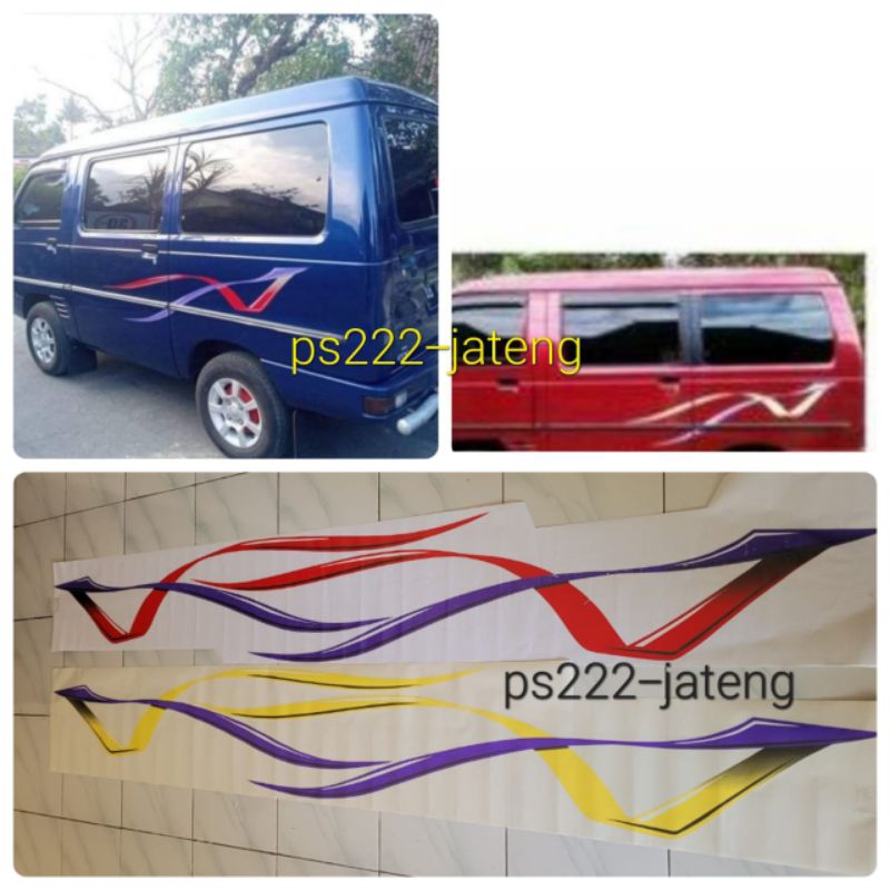 Jual Sticker stiker list body suzuki carry futura selendang minibus ...