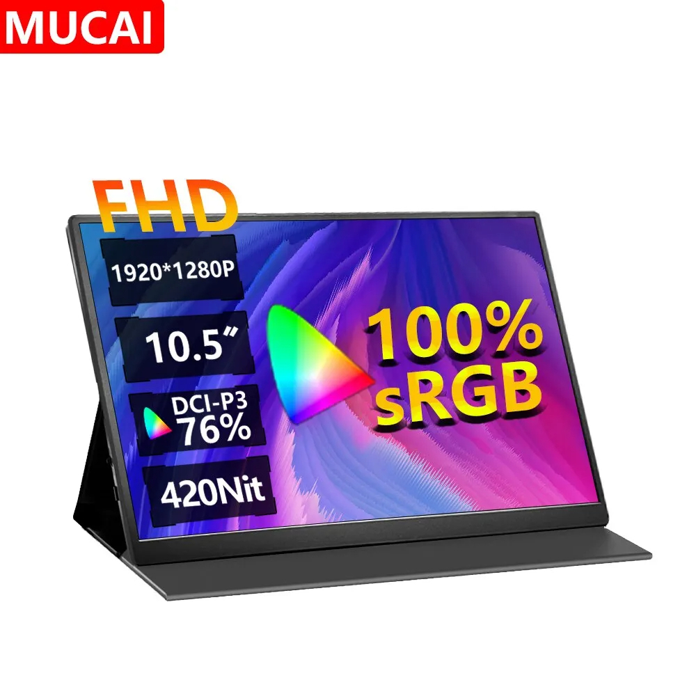 Jual MUCAl 10.5" Ultra Portable IPS Gaming Monitor 1280p 100% sRGB for ...