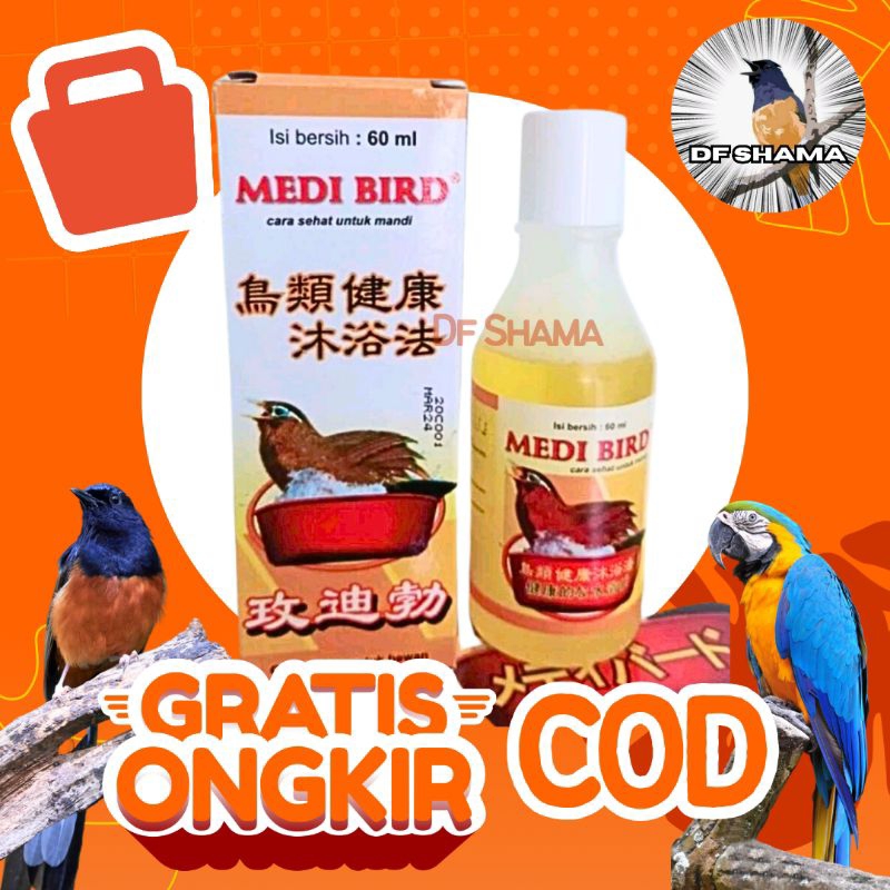Jual Medi Bird 60 Ml Shampo Burung Shampo Mandi Anti Kutu Burung ...