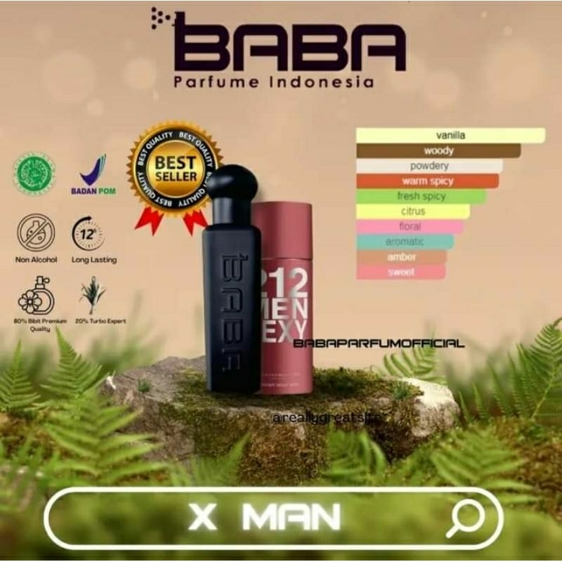 Jual parfum 212 sexy man | Parfum X Man | Baba Parfum | Parfum Viral ...