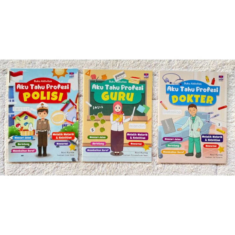 Jual Gramedia : Buku Aktivitas Aku Tahu Profesi - Guru - Dokter - Polisi | Shopee Indonesia
