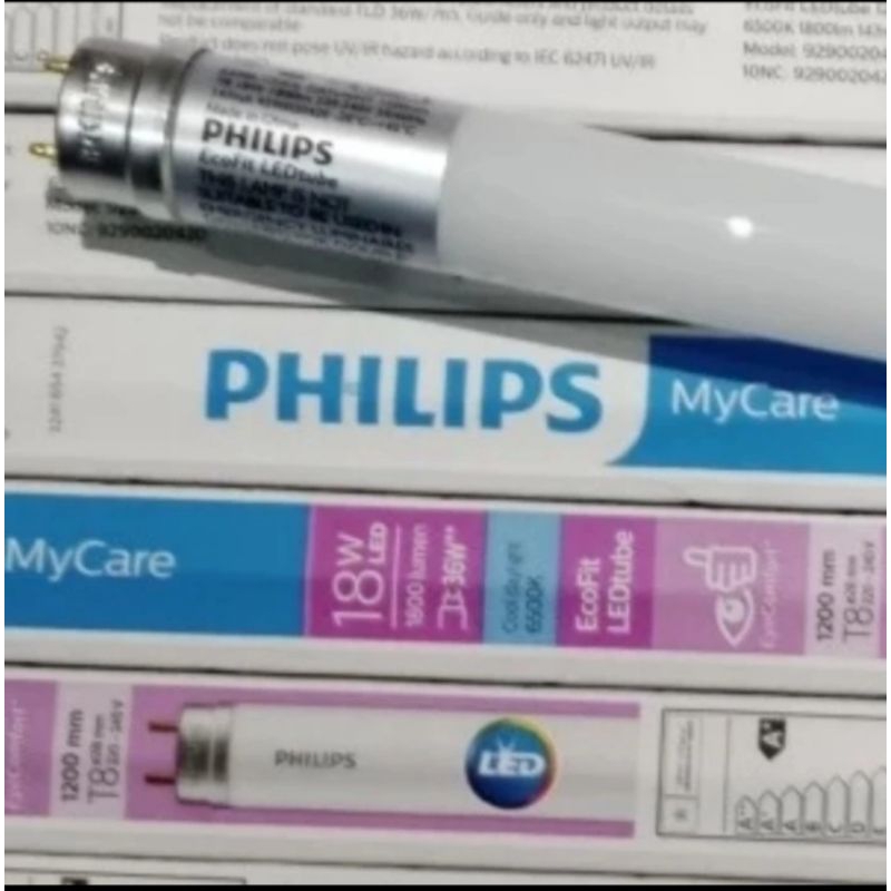 Jual Lampu TL LED T8 Ledtube 18W Ecofit Philips | Shopee Indonesia