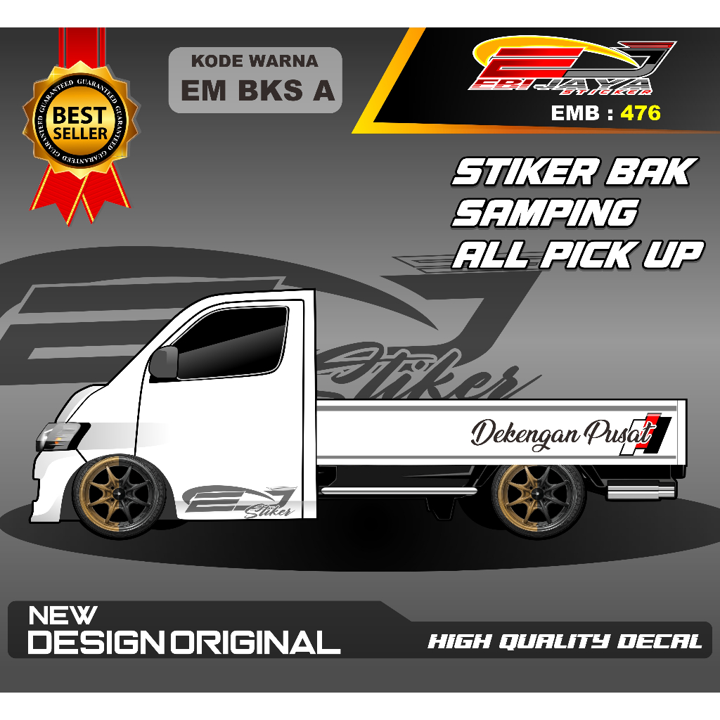 Jual STIKER DECAL PICK UP L300-STICKER VARIASI PICK UP L300 CUSTOM ...