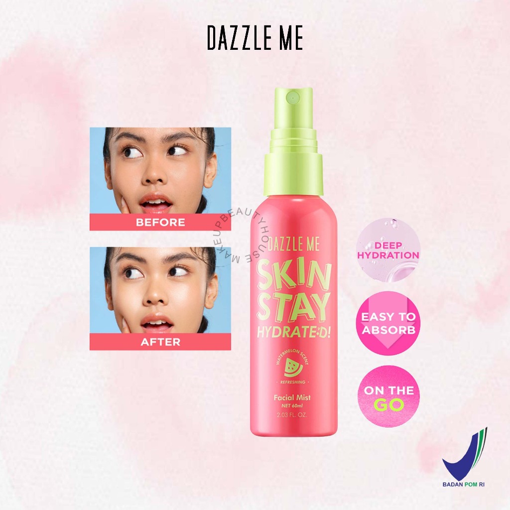 Jual DAZZLE ME Skin Stay Hydrated! Facial Mist | Glow Up Toner Skin ...