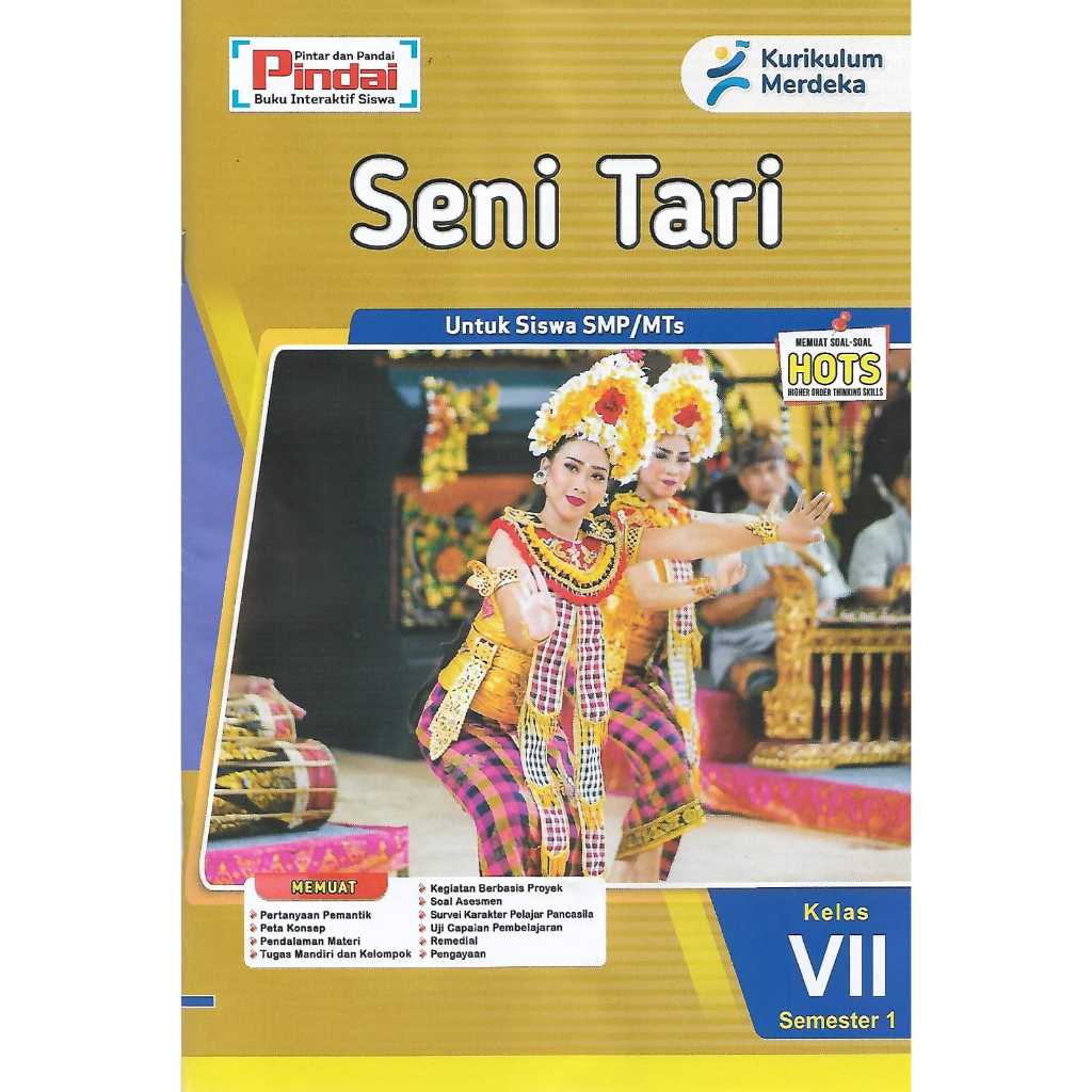 Jual Buku LKS Seni Tari Kelas 7 SMP/MTs Kurikulum Merdeka Semester 1 | Shopee Indonesia