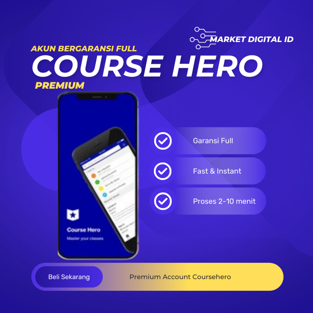 Jual Premium Account Coursehero | Course Hero Bergaransi | Akun Coursehero | Coursehero Unlock ...