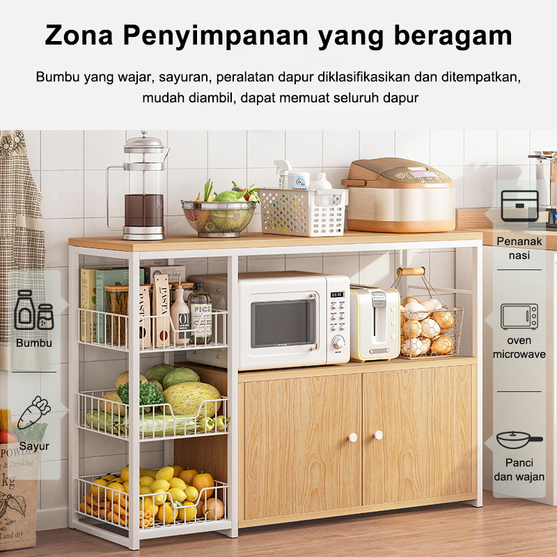 Jual SAKULA Rak Dapur Serbaguna / Lemari Dapur / Rak Oven / Rak ...