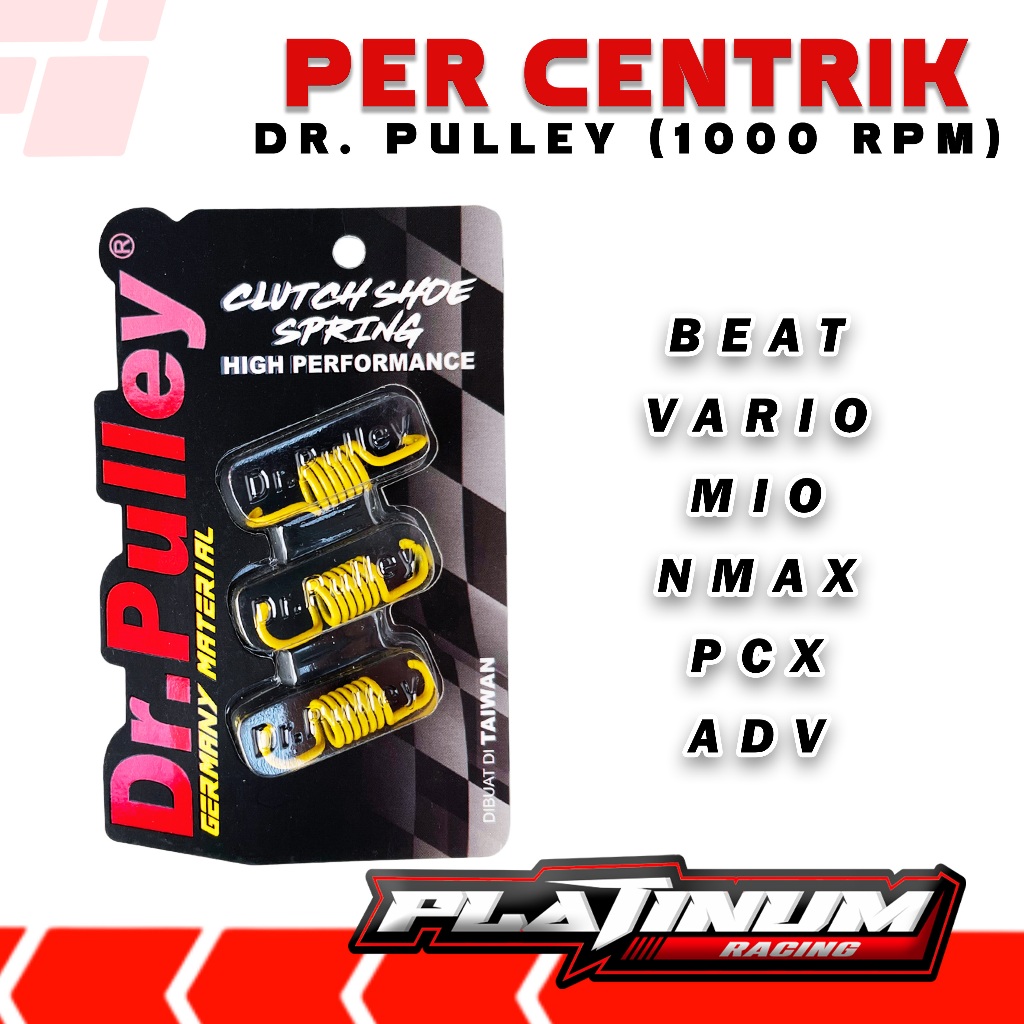 Jual Per Centrik 1000 Rpm Dr. Pulley Per sentrik NMAX Aerox Lexi Beat ...