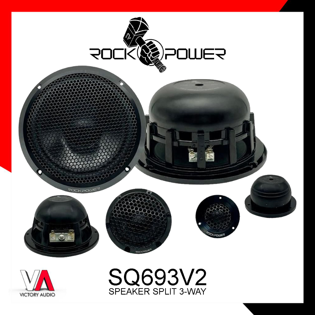 Jual Speaker Split 3-Way Component System ROCK POWER ROCKPOWER SQ693V2 ...