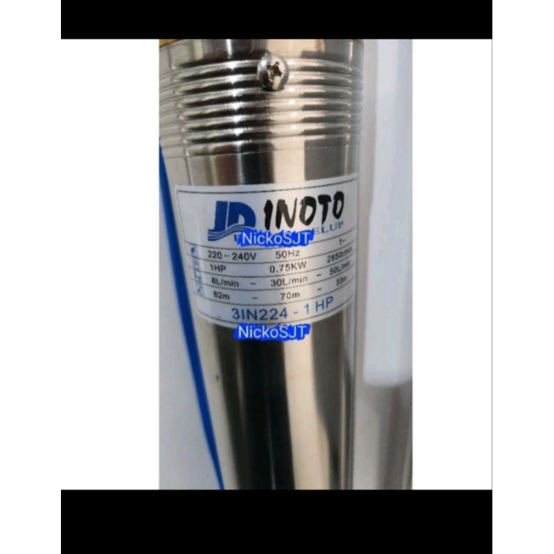 Jual Pompa submersible Sibel Inoto 3In 1hp 3IN224 Pompa Celup + Kontrol ...