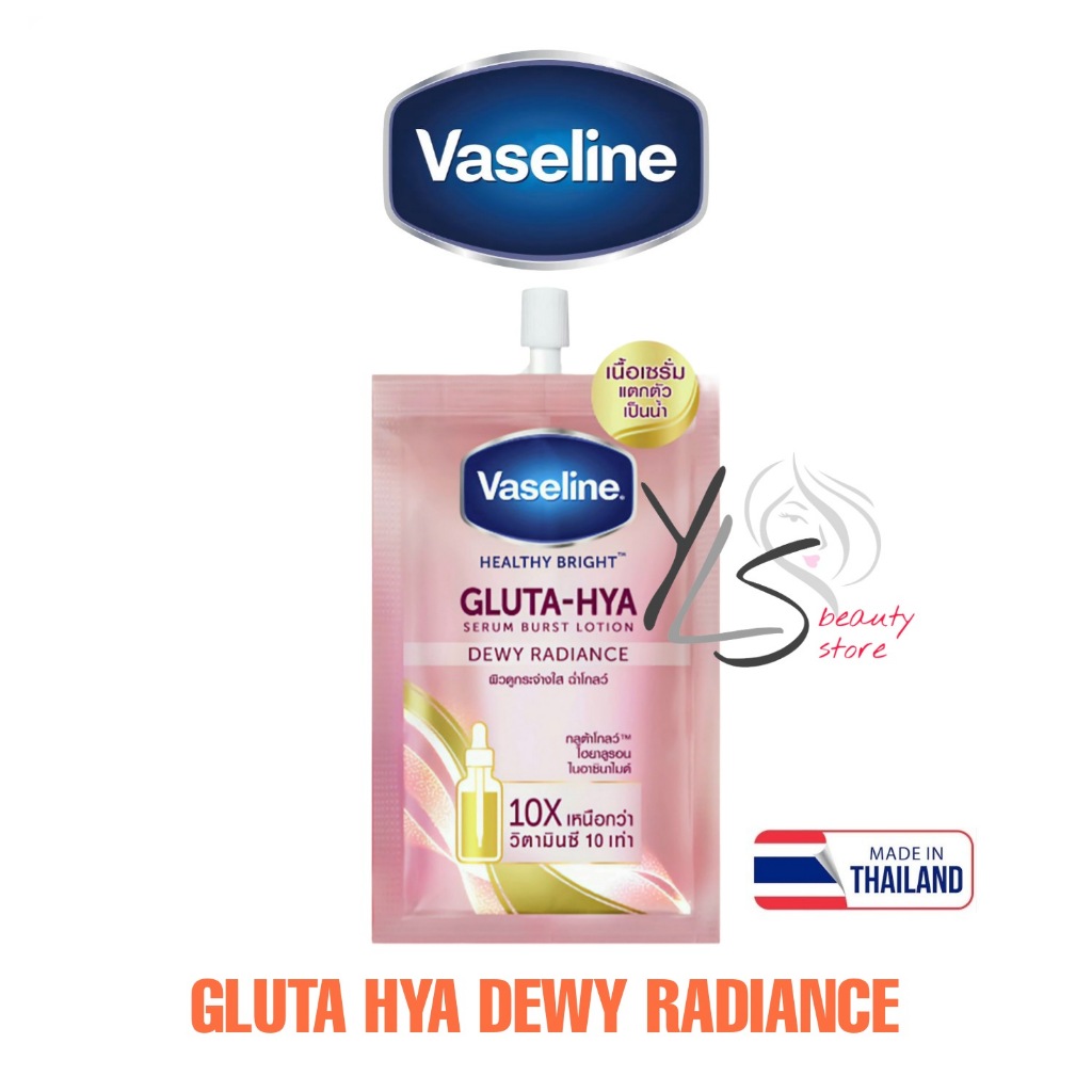 Jual VASELINE GLUTA-HYA DEWY RADIANCE 30ml - BODY LOTION VASELINE ...