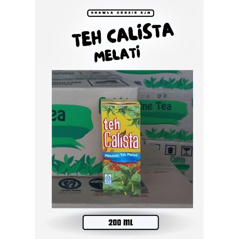 Jual TEH CALISTA MELATI JASMINE TEA 200 ML | Shopee Indonesia