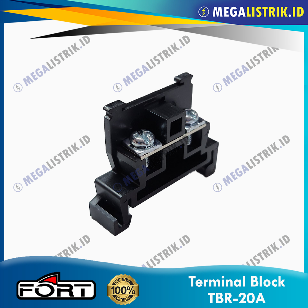 Jual FORT TERMINAL BLOCK TBR-20A / TERMINAL BLOK MODEL TEND 20 AMPERE ...
