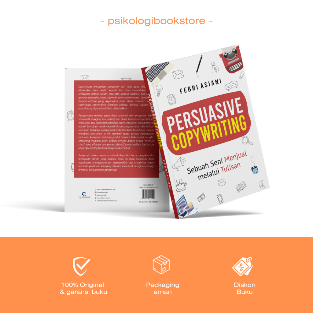 Jual Buku Persuasive Copywriting: Sebuah Seni Menjual Melalui Tulisan ...