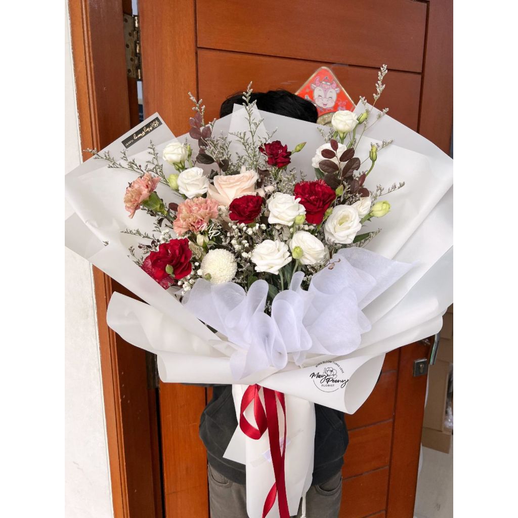 Jual MIX FRESH FLOWERS LARGE SIZE - BUKET VALENTINE BUKET BUNGA ASLI ...