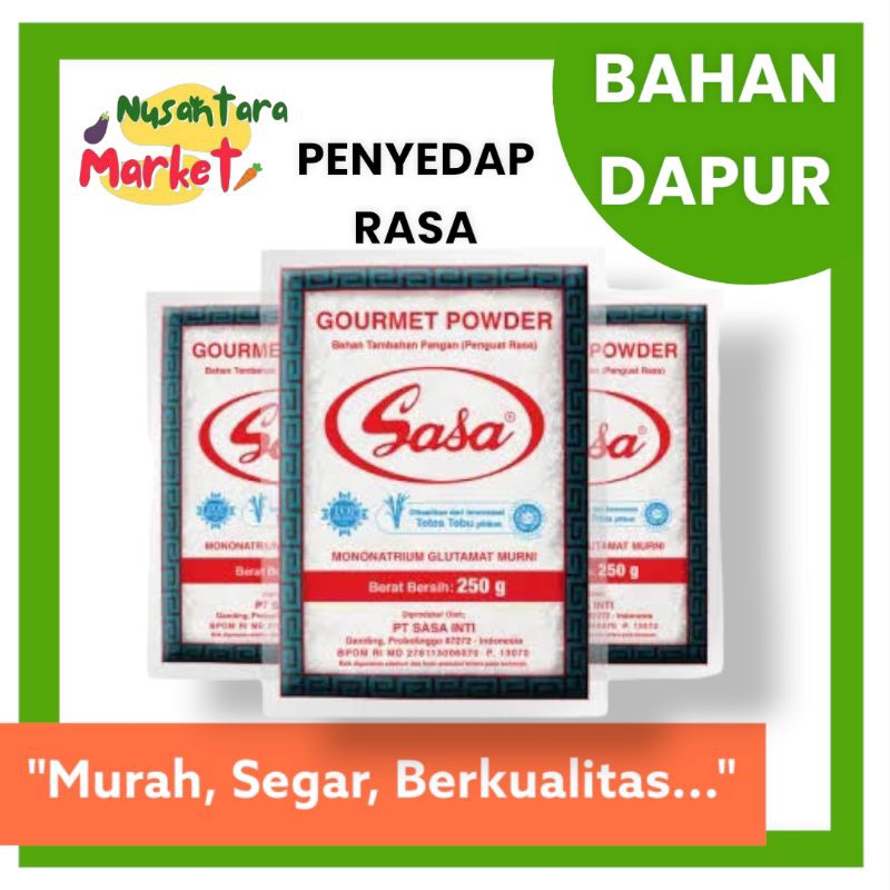 Jual SASA PENYEDAP RASA MSG | 50GR | NUSANTARA MARKET | Shopee Indonesia